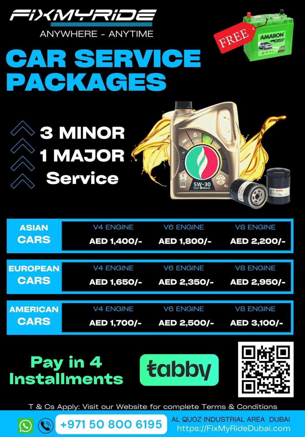 Annual Service Contract - Mechanic on the GO